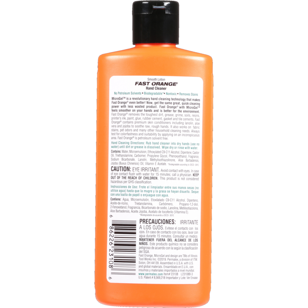 Fast Orange® Smooth Lotion Hand Cleaner, 7.5 FL OZ - Fast Orange®