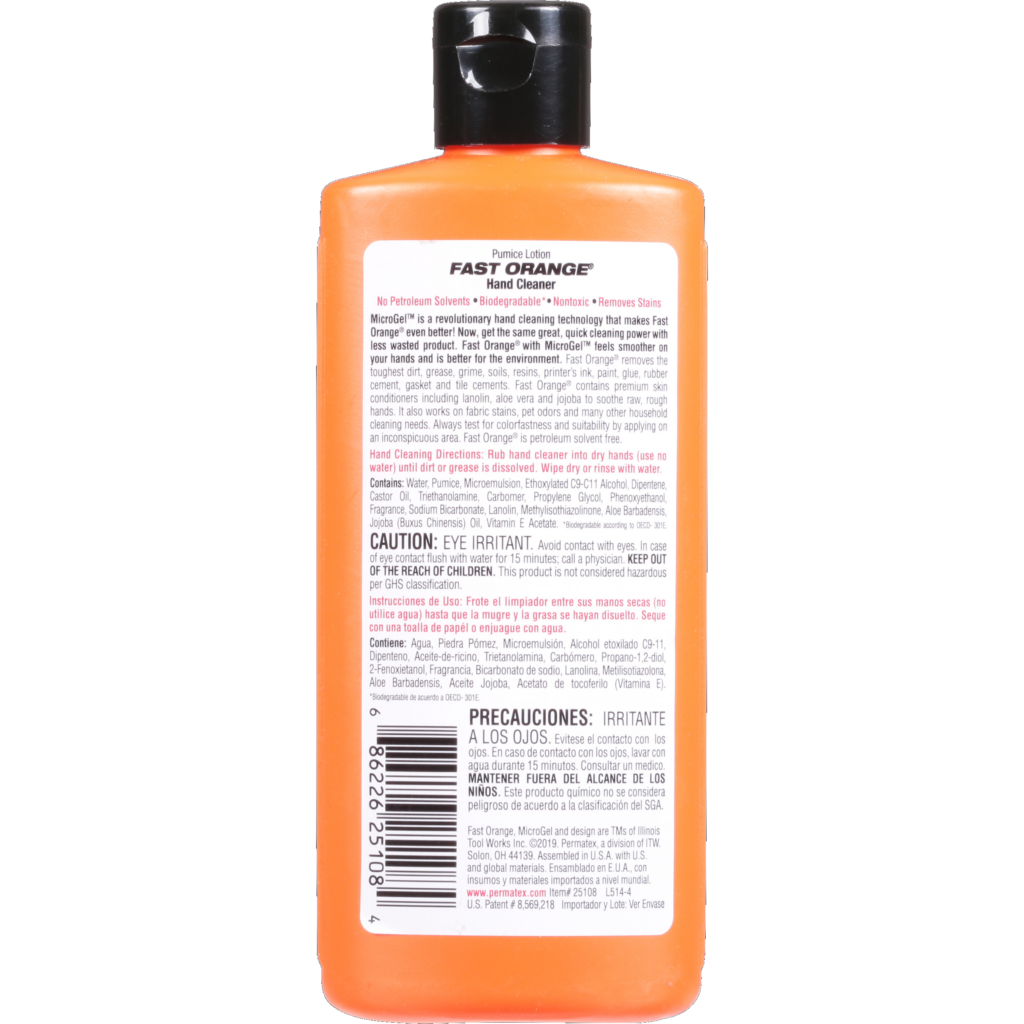 Fast Orange® Fine Pumice Lotion Hand Cleaner, 7.5 FL OZ - Fast Orange®